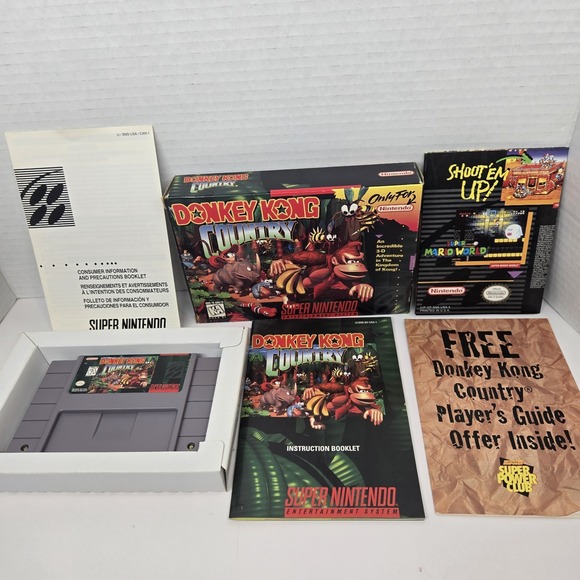 Video Games & Consoles | Donkey Kong Country Super Nintendo 1994 Snes ...
